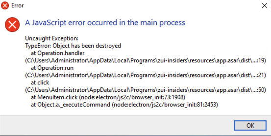 On Windows, "TypeError: Object has been destroyed" when repeatedly opening About · Issue #2589 ...
