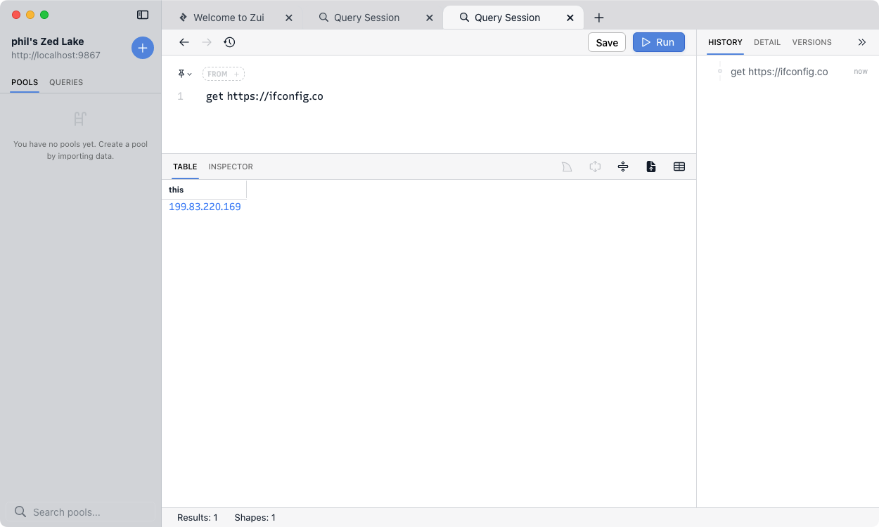 Don't issue a query that's doomed to "pool name missing" failure · Issue #2775 · brimdata/zui ...