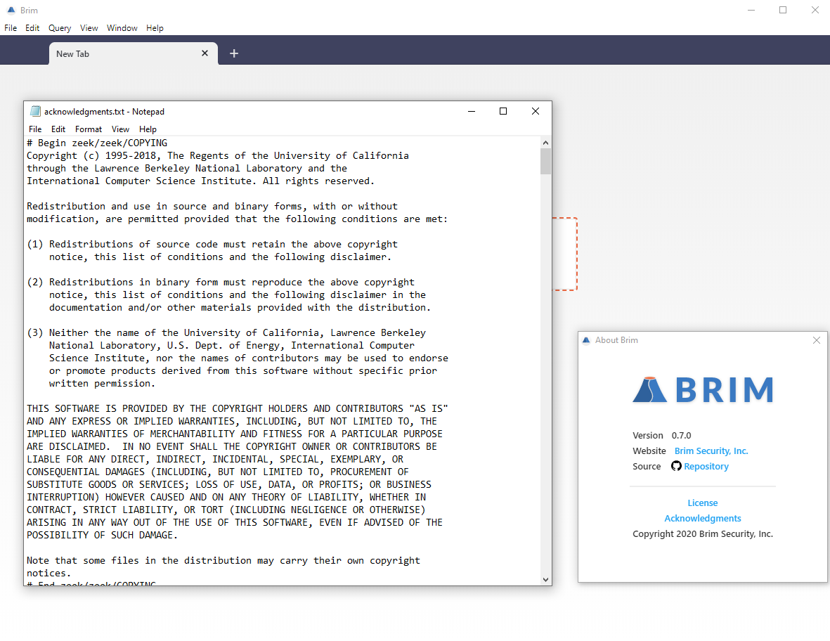 Failure when clicking "License" link on Windows · Issue #535 · brimdata/zui · GitHub