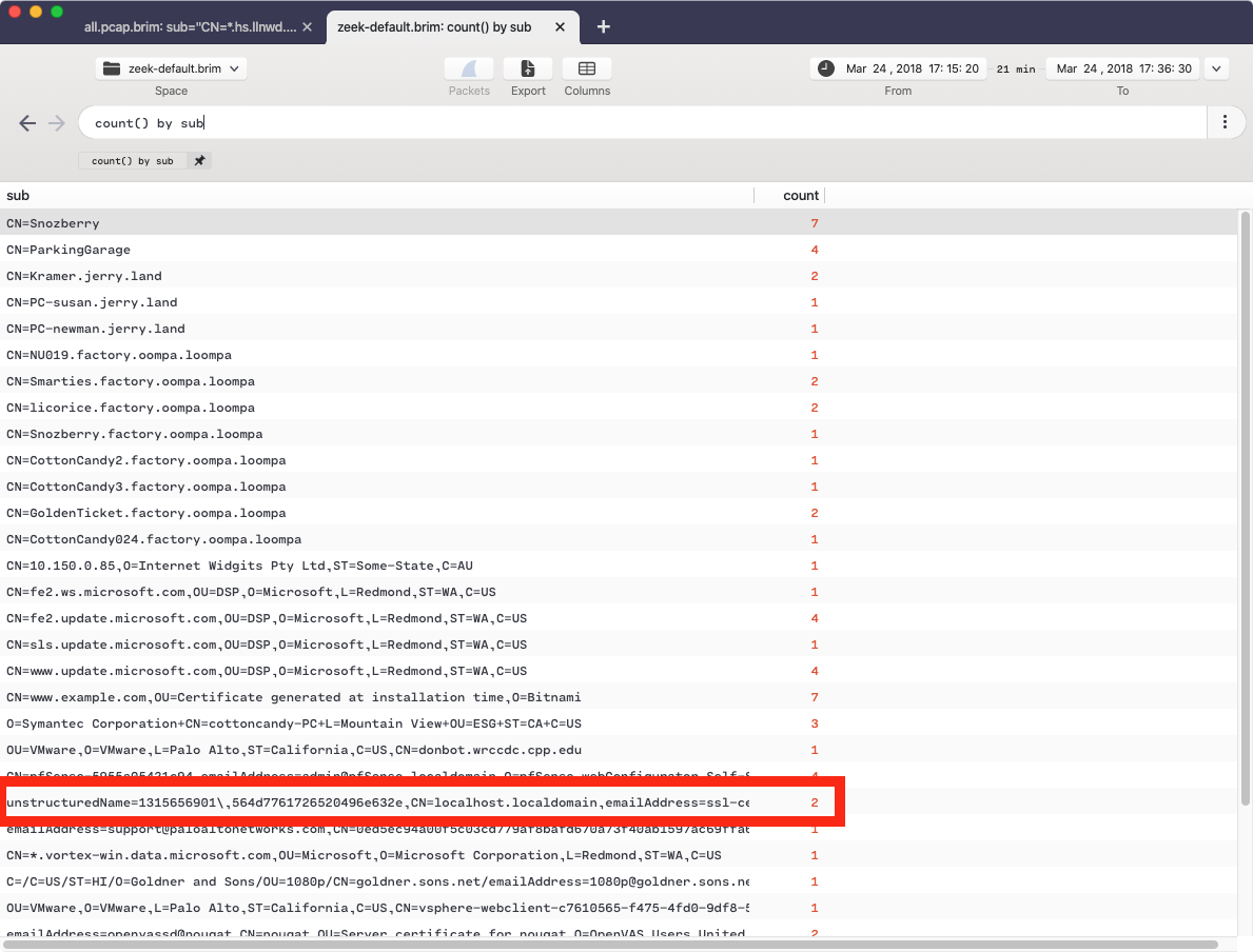 ZQL parse errors with right-click operations on field values that contain backslashes · Issue ...