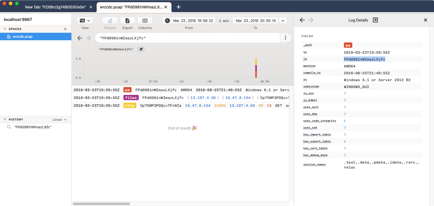 Visualization for Zeek "pe" logs · Issue #1026 · brimdata/zui · GitHub
