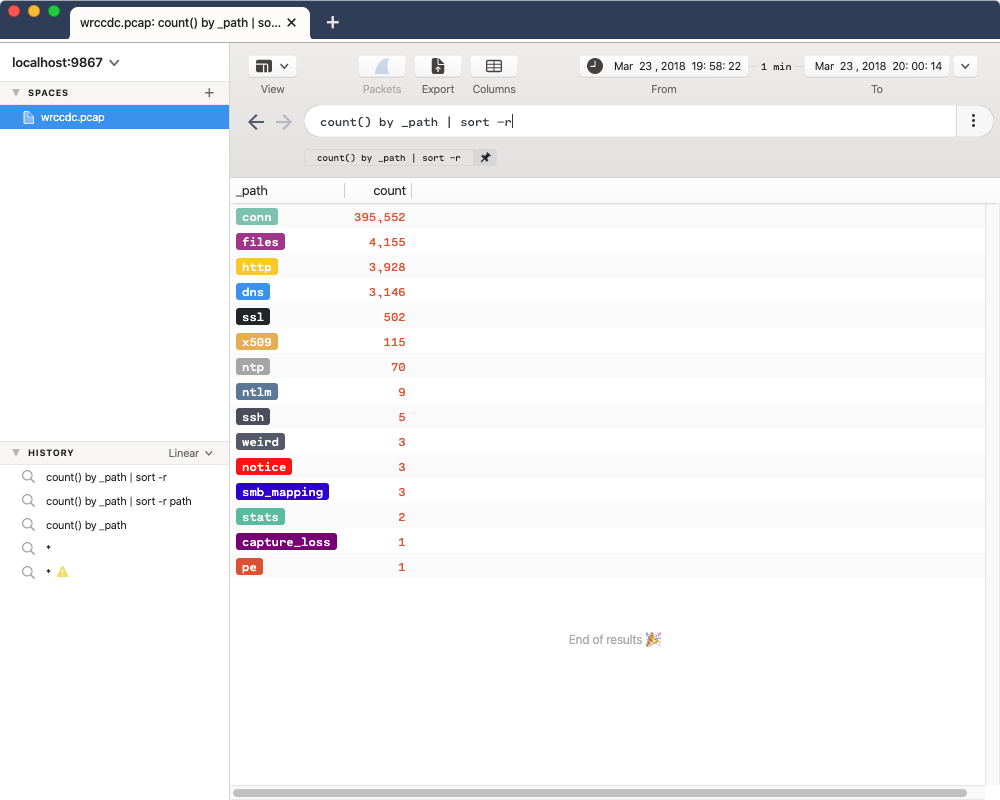 Double-click for Pivot to Logs on aggregations tables · Issue #1054 · brimdata/zui · GitHub