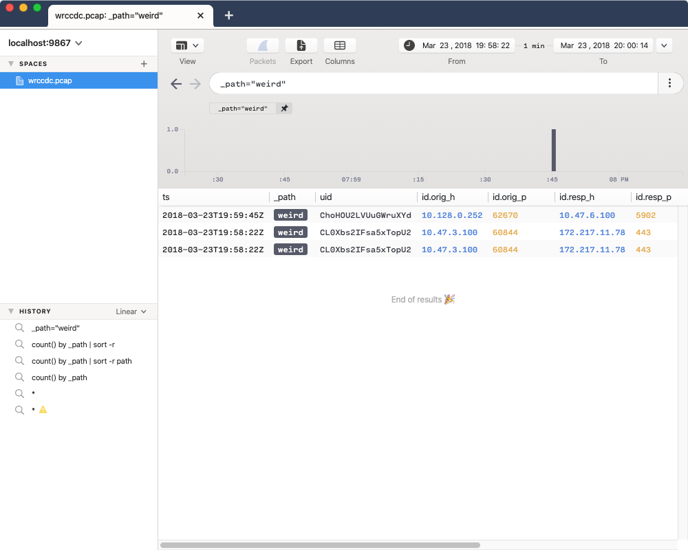 Double-click for Pivot to Logs on aggregations tables · Issue #1054 · brimdata/zui · GitHub