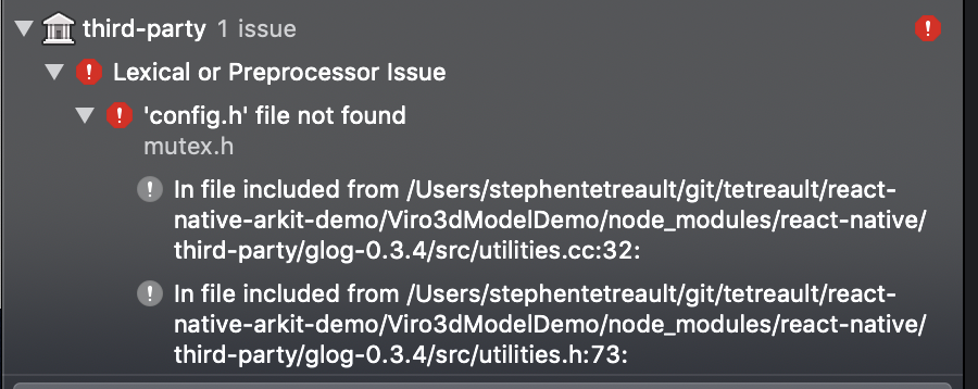 xCode build failed · Issue #87 · viromedia/viro · GitHub