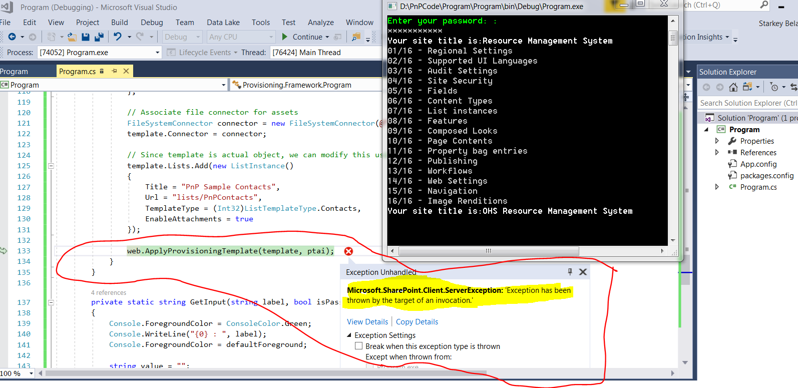 Get-PnPProvisioningTemplate : Object reference not set to an instance of an object. On SP 2016 ...