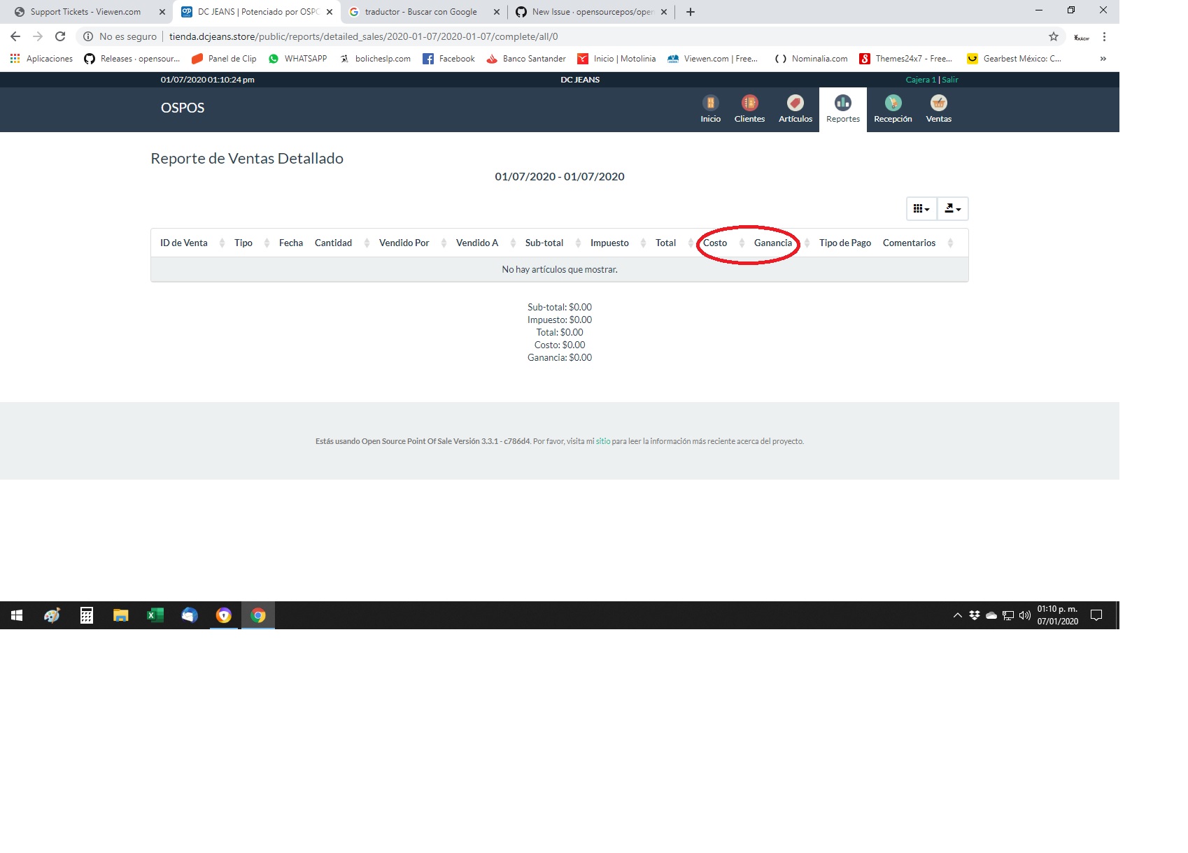 SALES REPORT for cashiers · Issue #2669 · opensourcepos/opensourcepos · GitHub