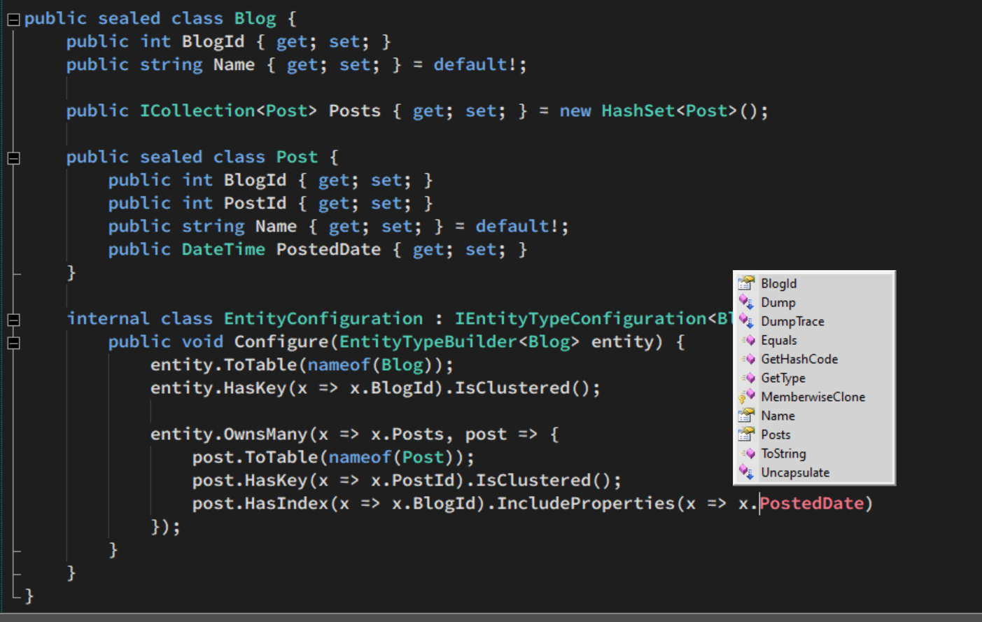 HasIndex returns the wrong type for owned entities · Issue #24005 · dotnet/efcore · GitHub