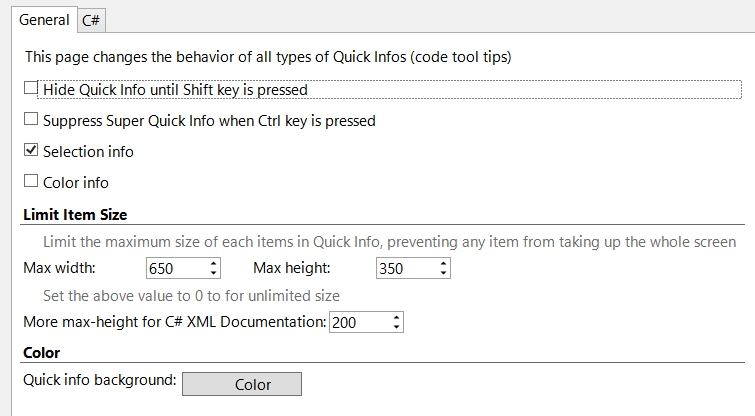 Can't seem to get "Super Quick Info" to work · Issue #250 · wmjordan/Codist · GitHub