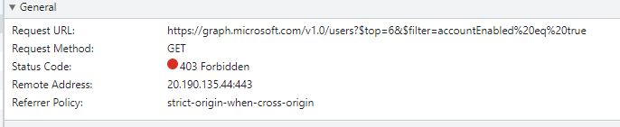 [BUG] Authorization_RequestDenied when filter on accountEnabled · Issue #2602 · microsoftgraph ...