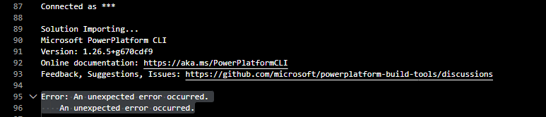Power Platform Tools: Error: An unexpected error occurred. · Issue #497 · microsoft ...