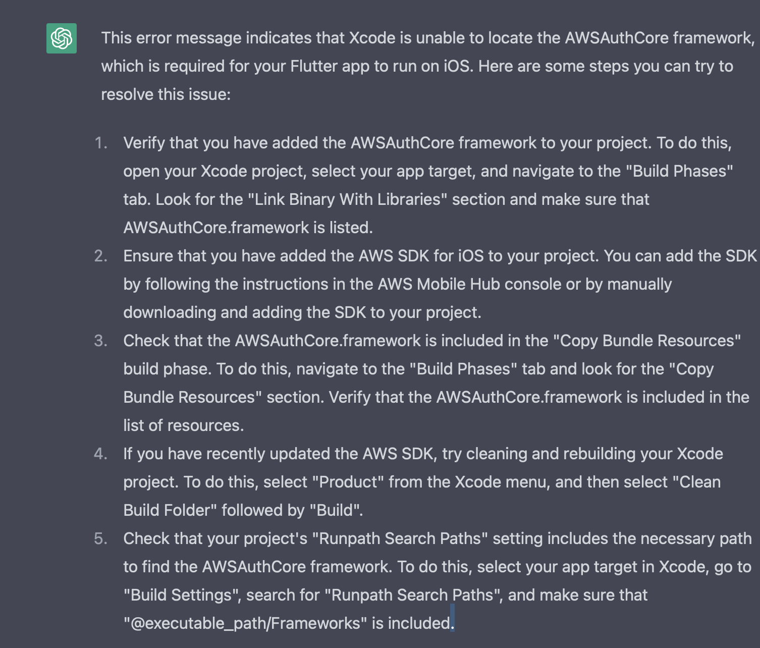 Library not loaded: @rpath/AWSAuthCore.framework/AWSAuthCore · Issue #2816 · aws-amplify/amplify ...