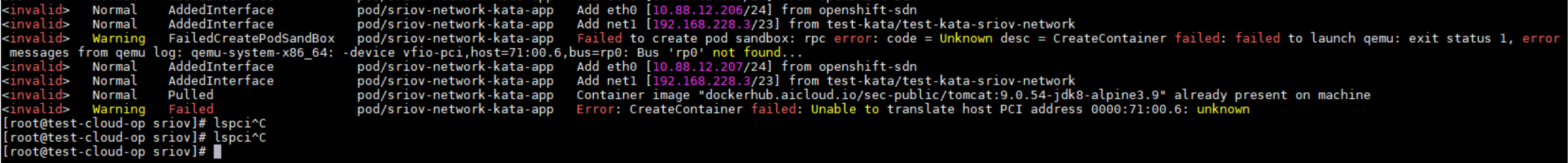 When I use `sriov` to virtualize the `mellanox` network card and connect it to the pod, the ...