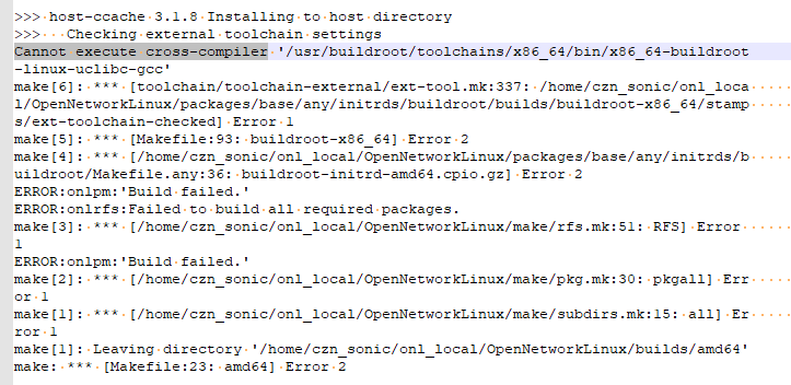 Cannot execute cross-compiler when building onl-buildroot-initrd · Issue #731 ...