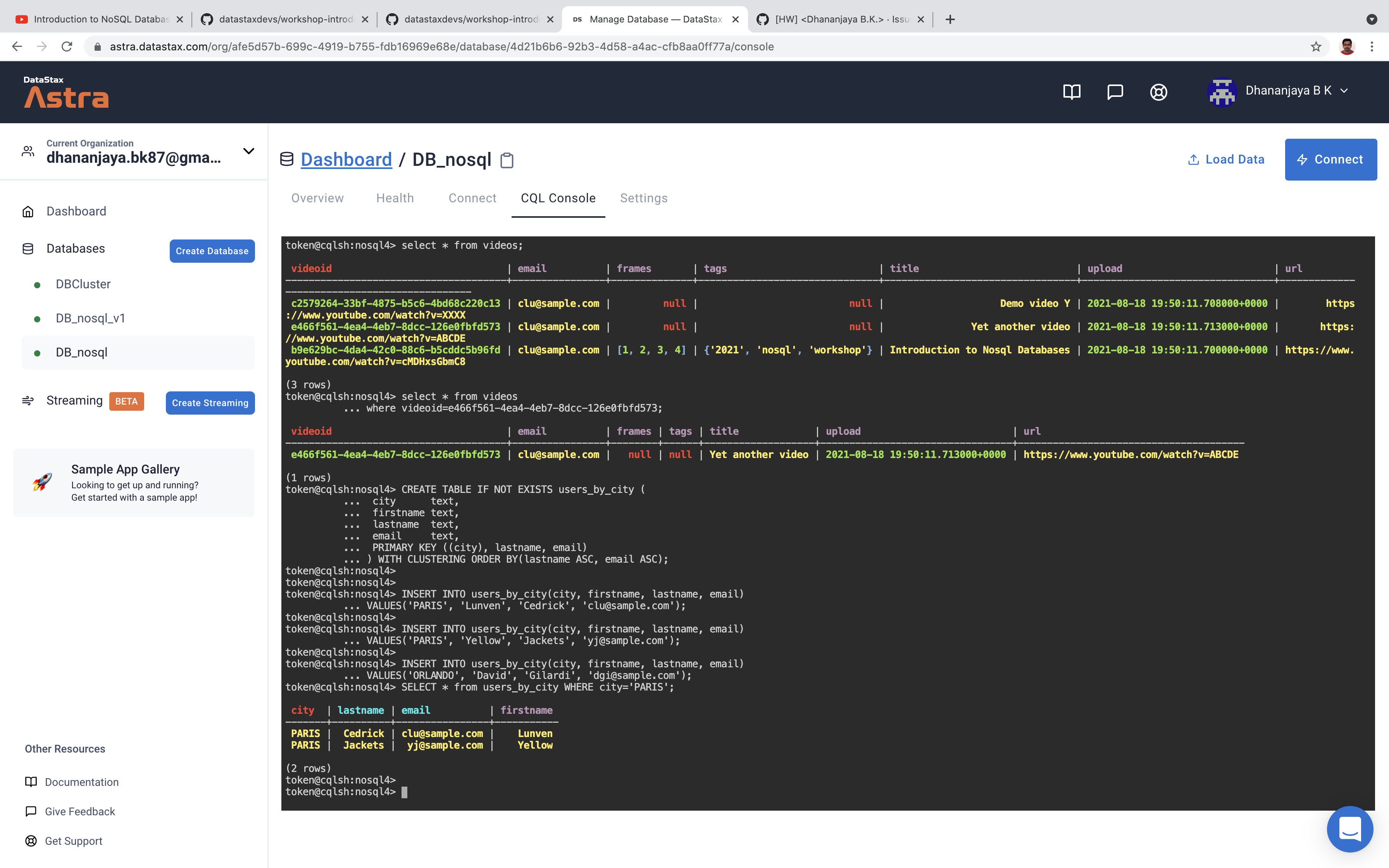 [HW] · Issue #508 · datastaxdevs/workshop-introduction-to-nosql · GitHub