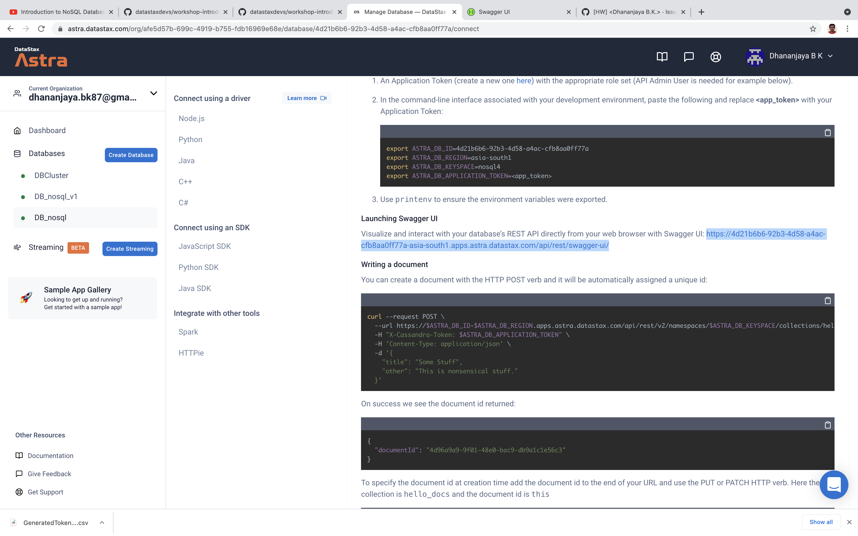 [HW] · Issue #508 · datastaxdevs/workshop-introduction-to-nosql · GitHub