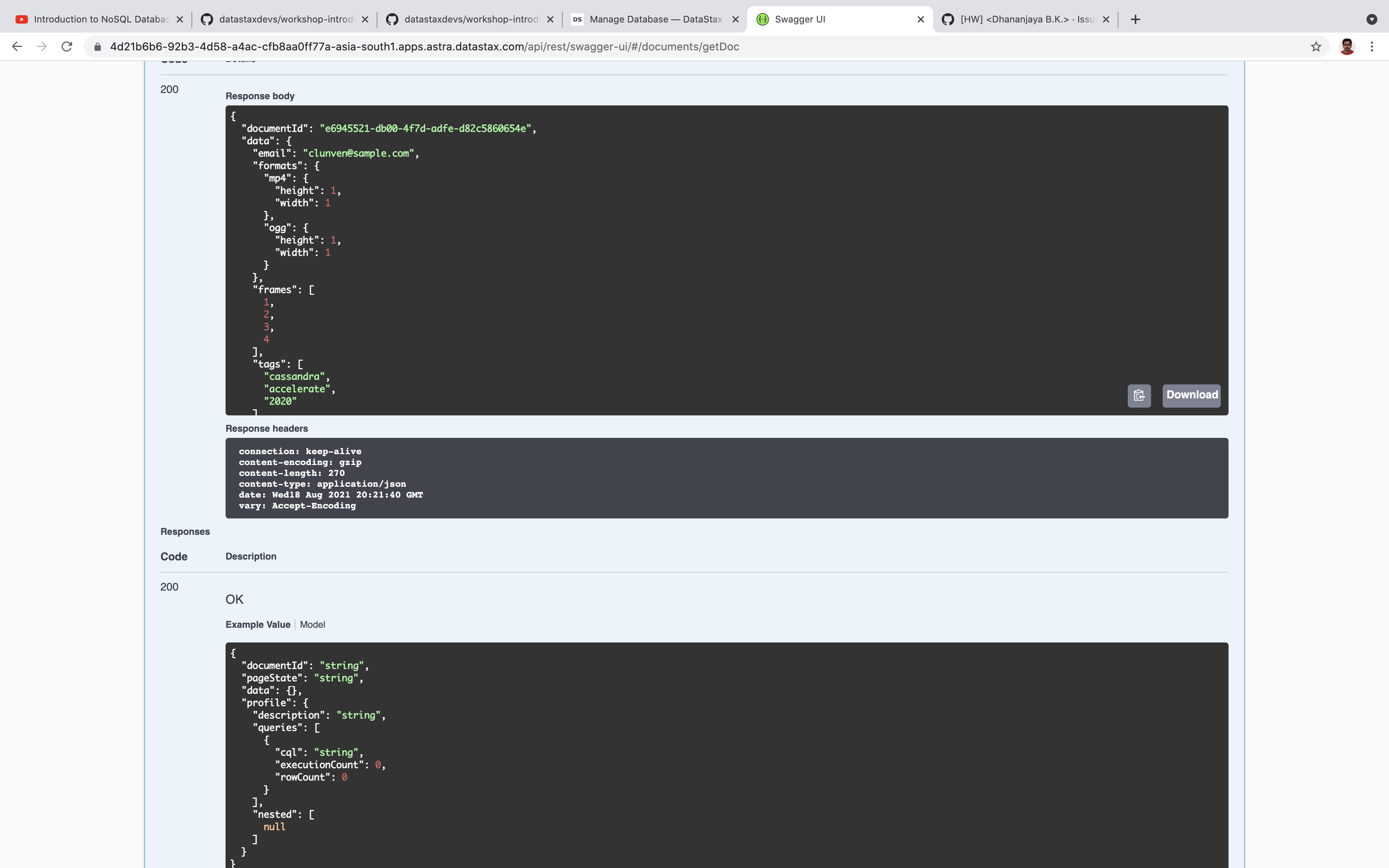 [HW] · Issue #508 · datastaxdevs/workshop-introduction-to-nosql · GitHub