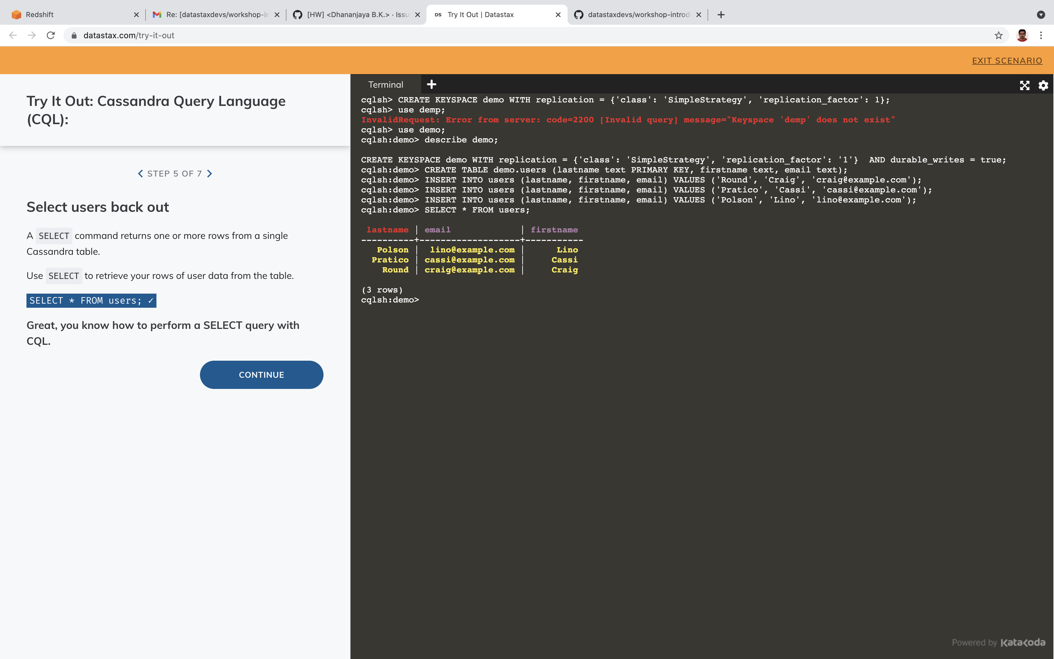 [HW] · Issue #508 · datastaxdevs/workshop-introduction-to-nosql · GitHub