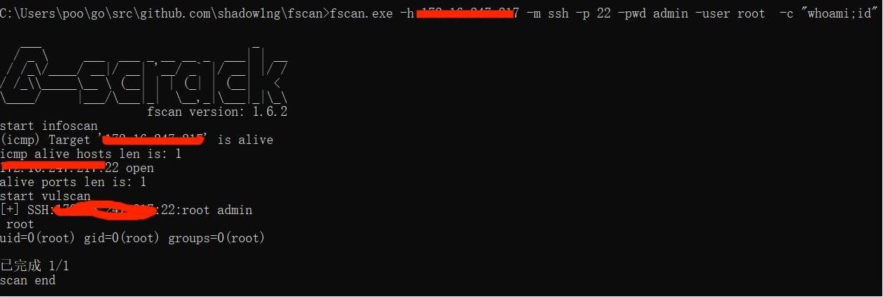 -c命令执行不了。 · Issue #61 · shadow1ng/fscan · GitHub