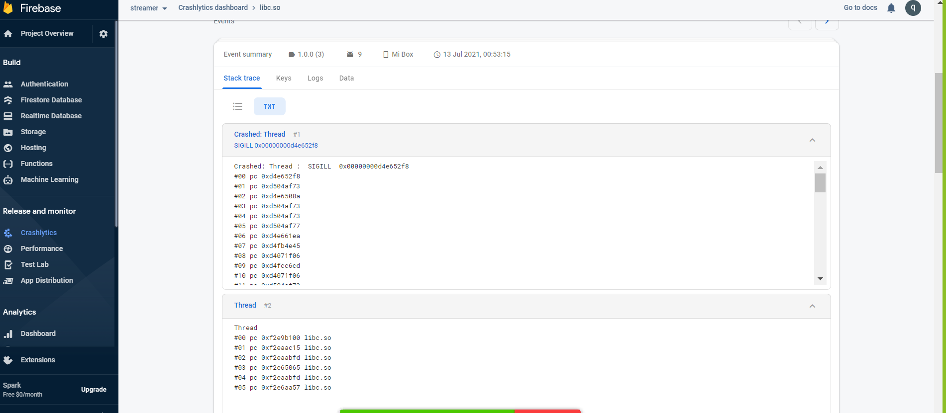 Native crashes backtrace uploaded at dashboard in non-readable format(native symbol not uploaded ...