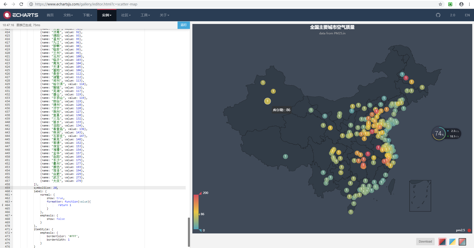 scatter气泡图文案不居中 · Issue #10851 · apache/echarts · GitHub