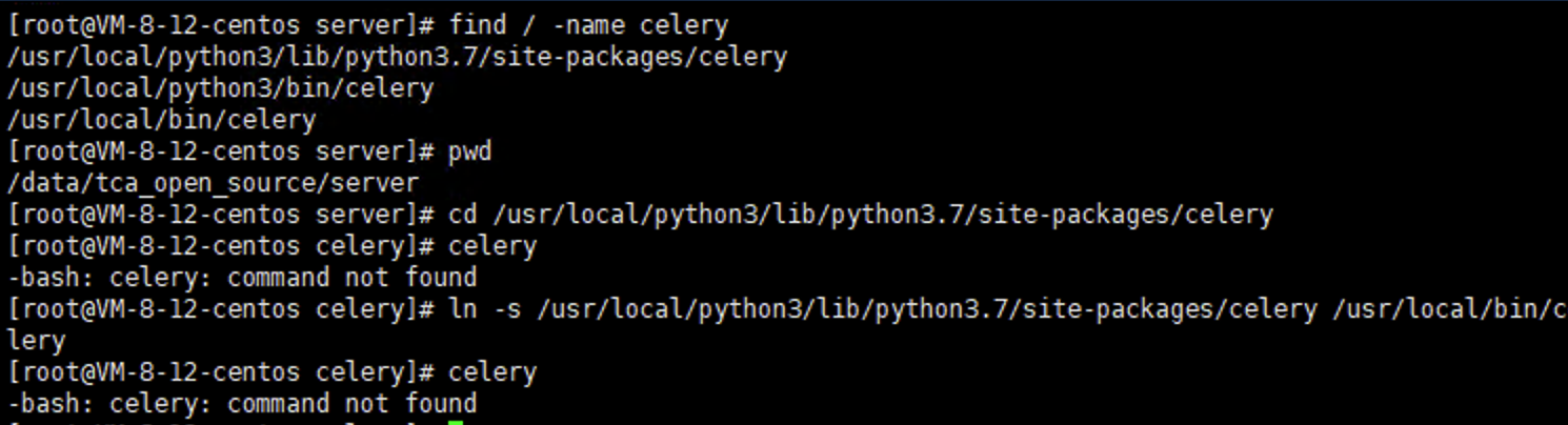 celery could not be found · Issue #94 · Tencent/CodeAnalysis · GitHub