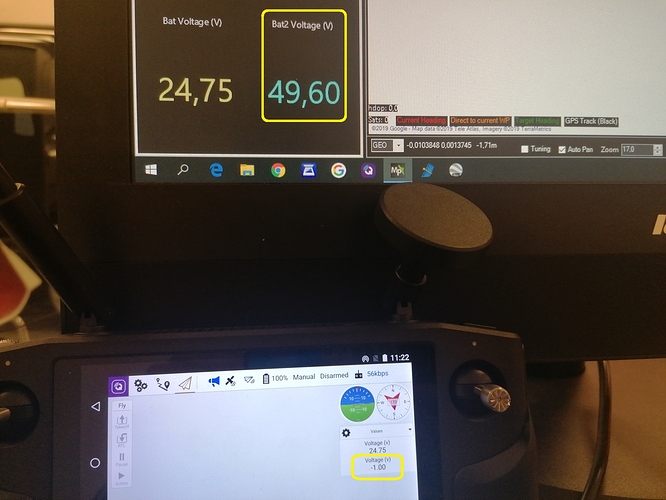 "Bat2 Voltaje" it is not displayed in the QGC sofware · Issue #8190 · mavlink/qgroundcontrol ...
