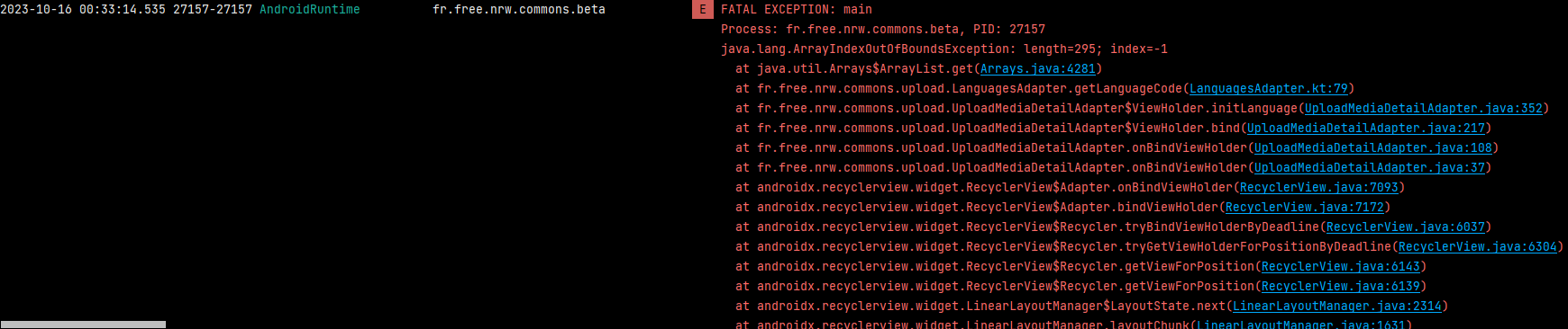 App Crashes When Uploading Images With System Language Set To Chinese · Issue 5338 · Commons