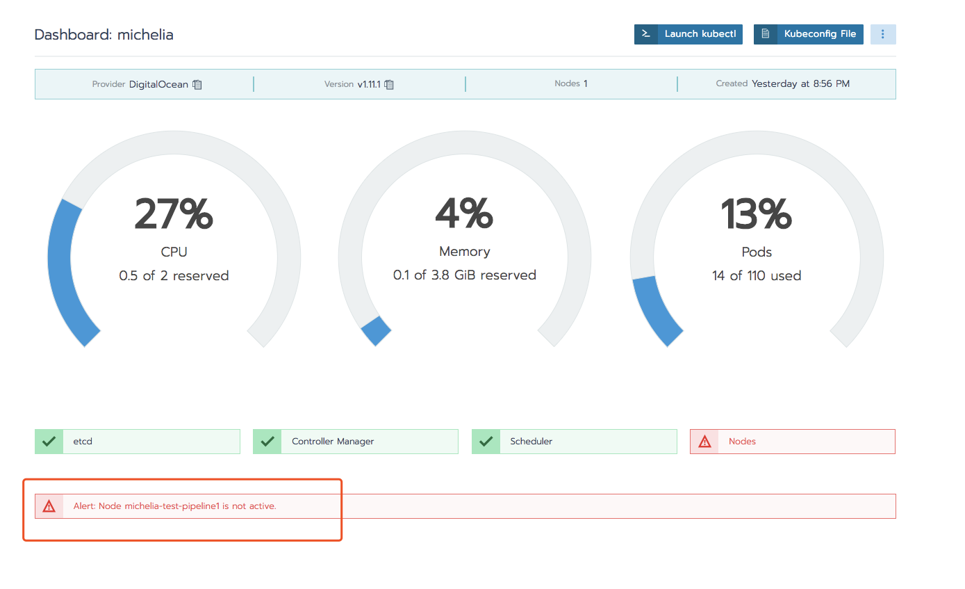 Cordon host triggers Node alert · Issue #14659 · rancher/rancher · GitHub