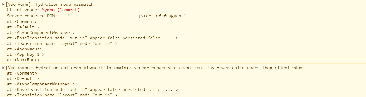 When Devbundler Vite Node, Hydration Node Mismatch Appears In Hot Updates · Issue 14610