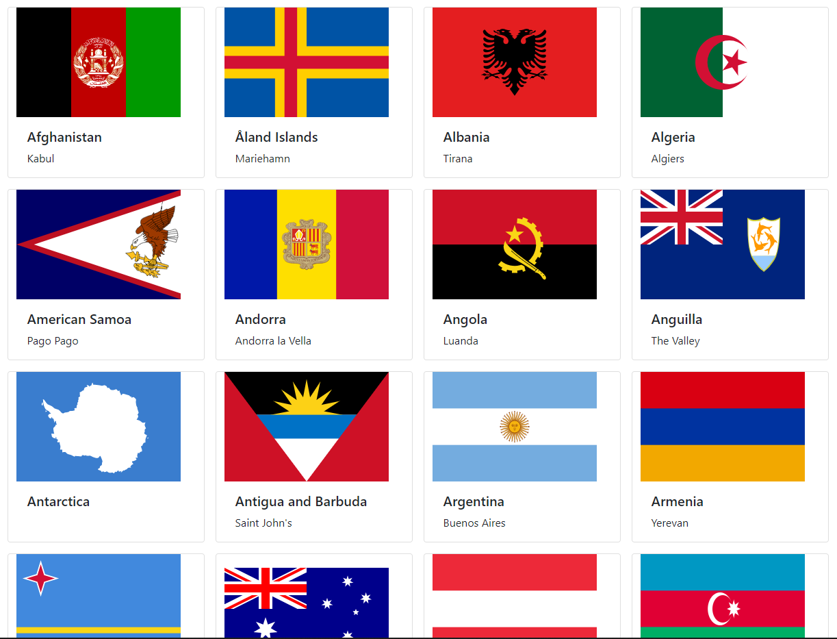 GitHub - berkaylxl/Countries-Flags: React fetch() ile API'dan veri alma ...