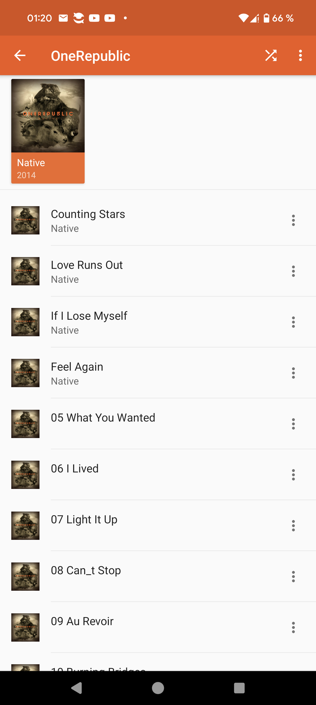 Not all songs in the album are displayed · Issue #1584 · RetroMusicPlayer/RetroMusicPlayer · GitHub