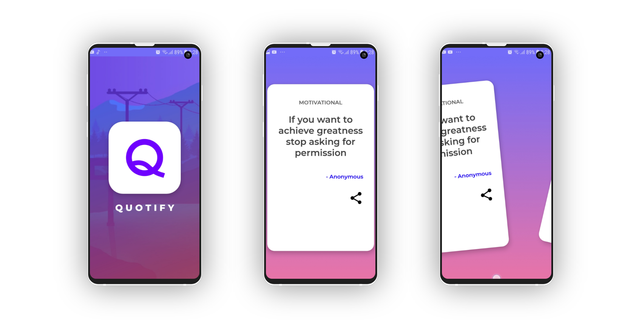 GitHub - SirajDhanani/Simple-Quotes-android-app: Quotify is a quote app ...