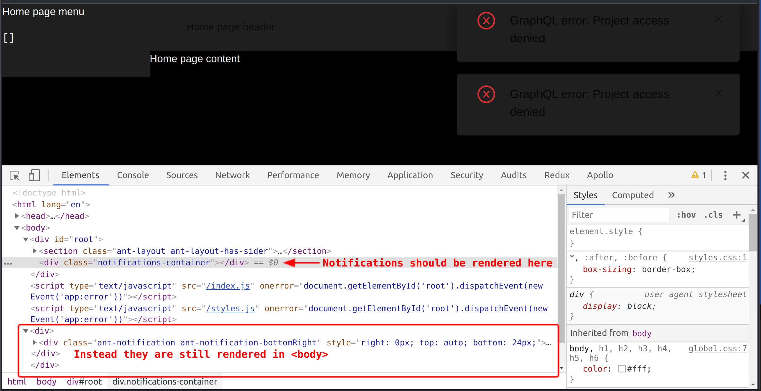 Why Notification and Message are not regular (pure/functional) components? · Issue #23212 · ant ...