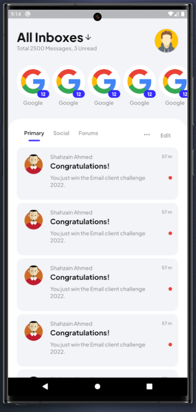 GitHub - ShahzainAhmed/GmailClone-UI