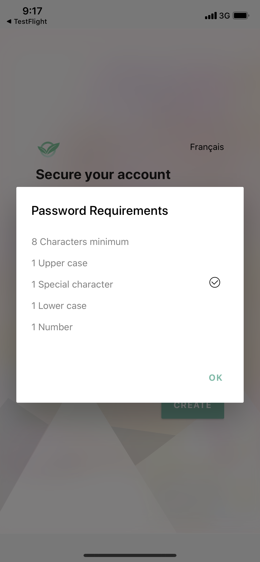 Password requirement verification menu · Issue #200 · StatCan/WellbeingCheckUAT · GitHub
