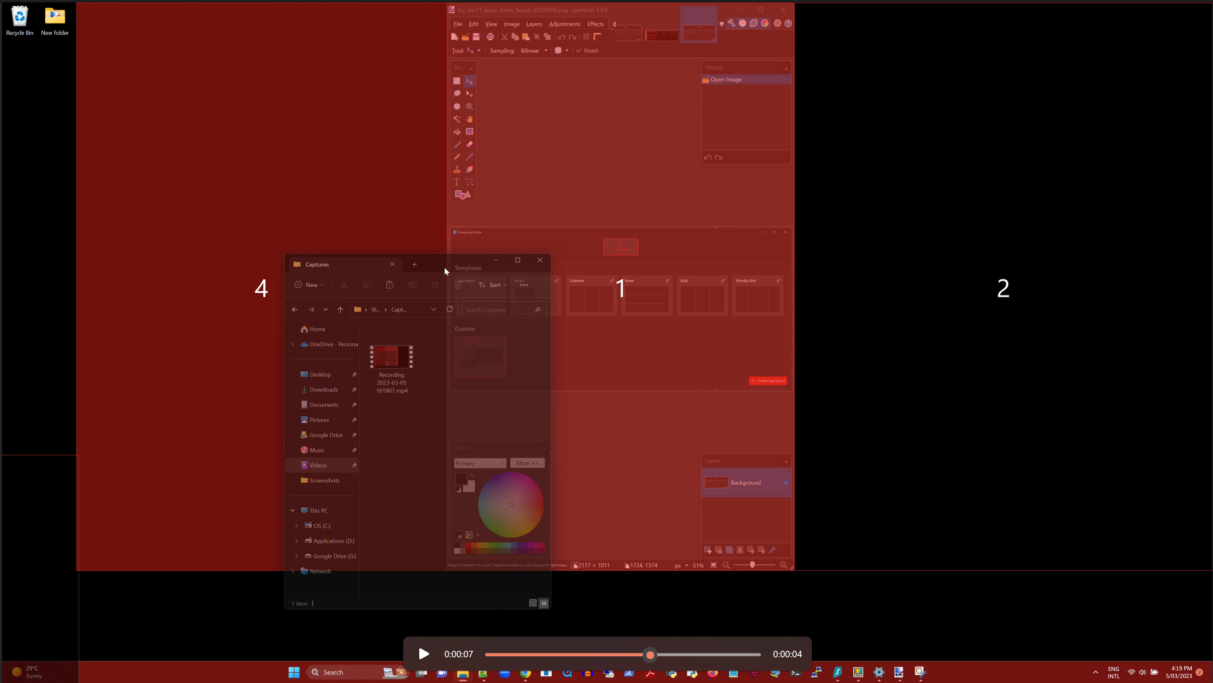 Fancy Zones - layout issues when monitors are not aligned · Issue ...