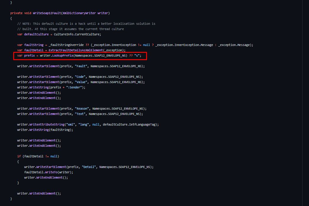 Fault XML is incorrect · Issue #875 · DigDes/SoapCore · GitHub