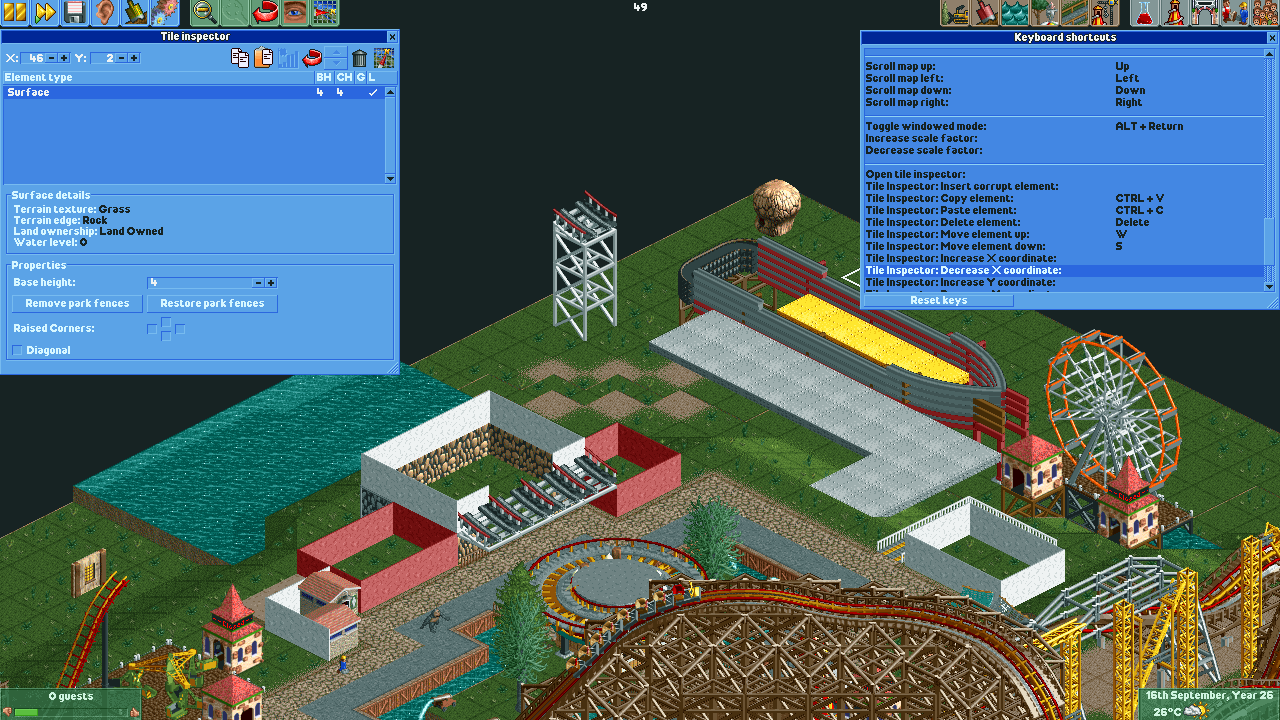 Shortcut key list - Wrong order on function Copy / Paste · Issue #11370 · OpenRCT2/OpenRCT2 · GitHub
