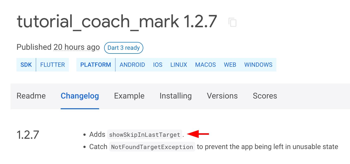 skipText is not visible in version 1.2.6 · Issue #147 · RafaelBarbosatec/tutorial_coach_mark ...