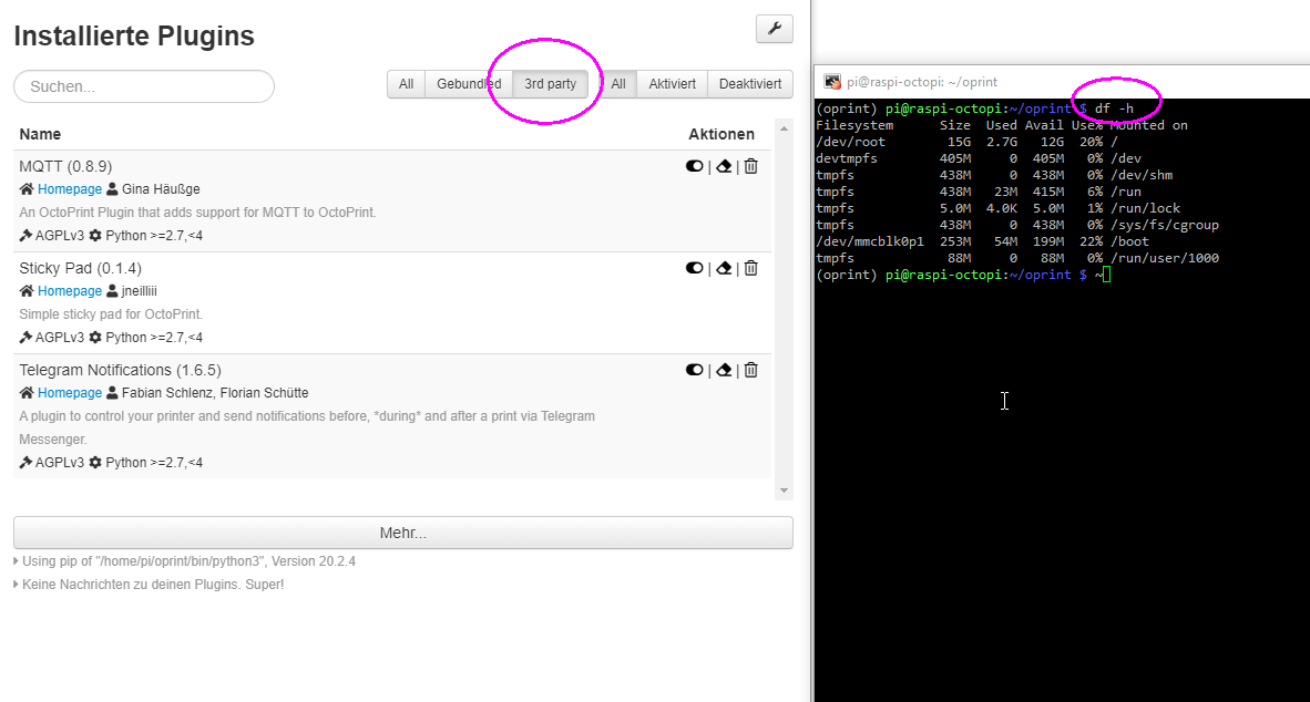 [Request] Meaningfull errormessage for disabled install of Plugin · Issue #4069 · OctoPrint ...