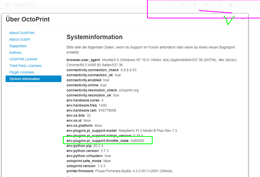 [Request] Meaningfull errormessage for disabled install of Plugin ...