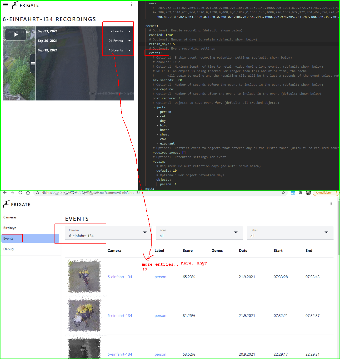 beta rc4-0.9.0-A943AC1: more events than on recoding GUI · Issue #1815 · blakeblackshear/frigate ...