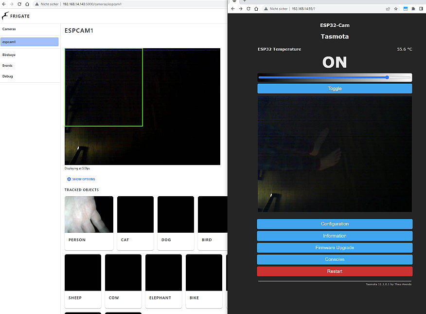 [support] Esphome Esp32 Camera Web Server · Issue 2277 · Blakeblackshear Frigate · Github