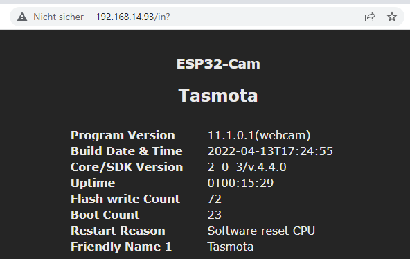 [support] Esphome Esp32 Camera Web Server · Issue 2277 · Blakeblackshear Frigate · Github