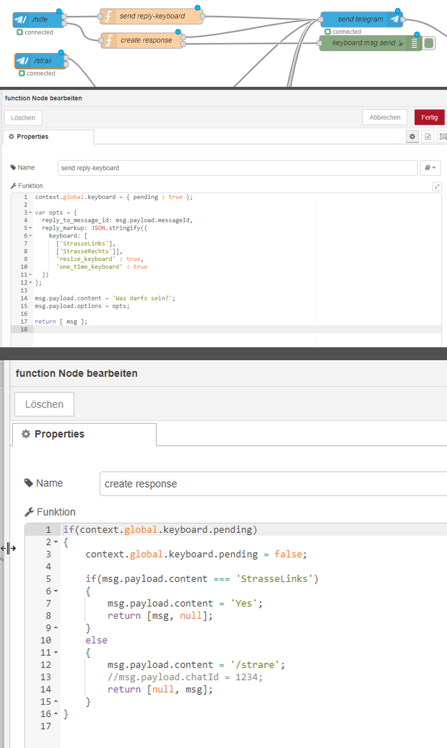 response of keyboard send as /command does not trigger command · Issue #88 · windkh/node-red ...