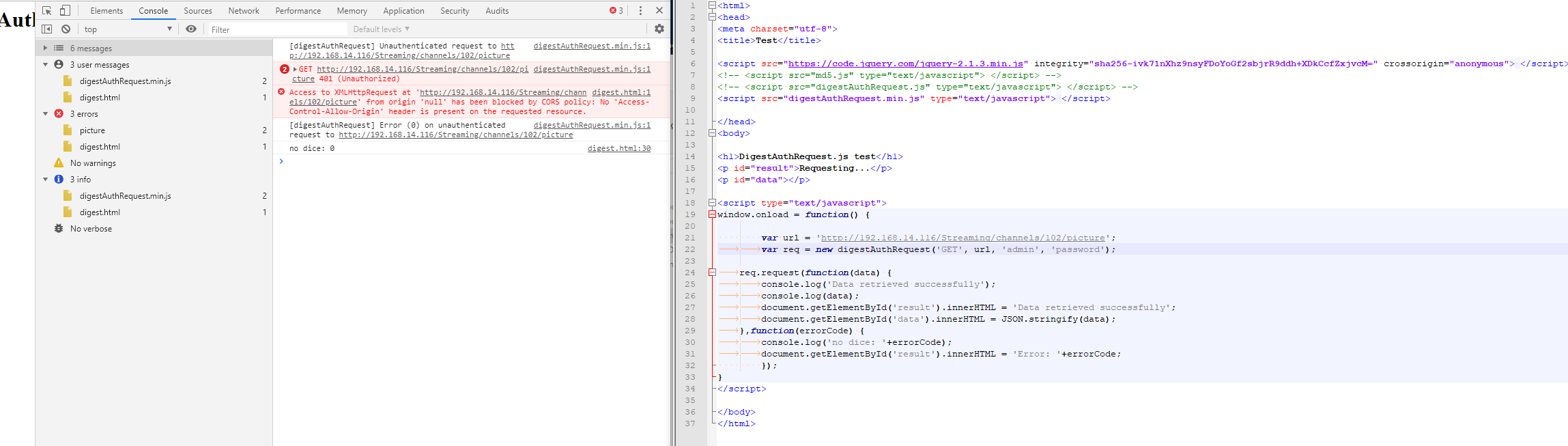 Unable To Get It Working Missing Response Header · Issue 36 · Inorganikdigest Auth Request 