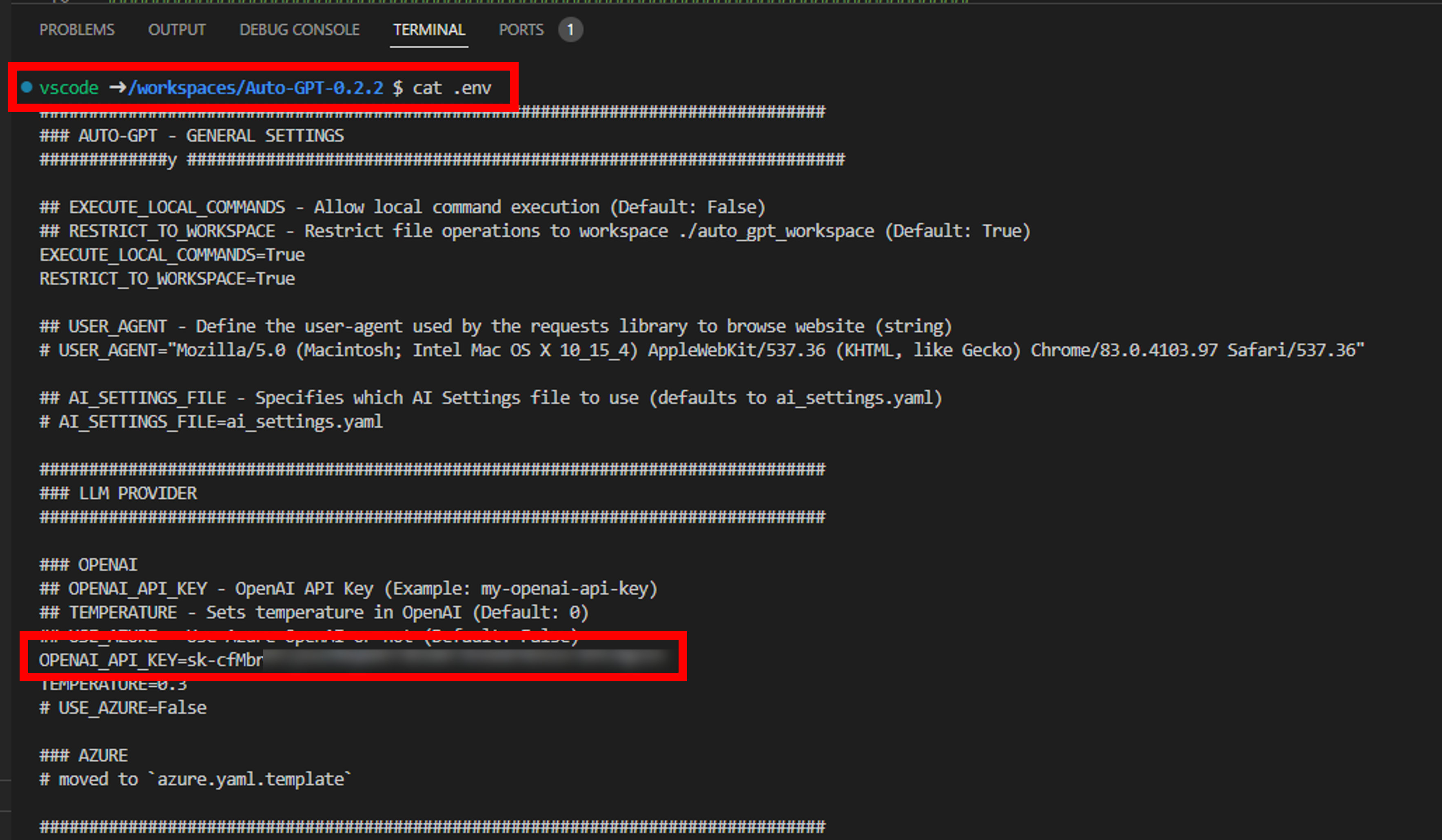 VScode+Docker = missing .env parameters · Issue #3450 · Significant-Gravitas/AutoGPT · GitHub