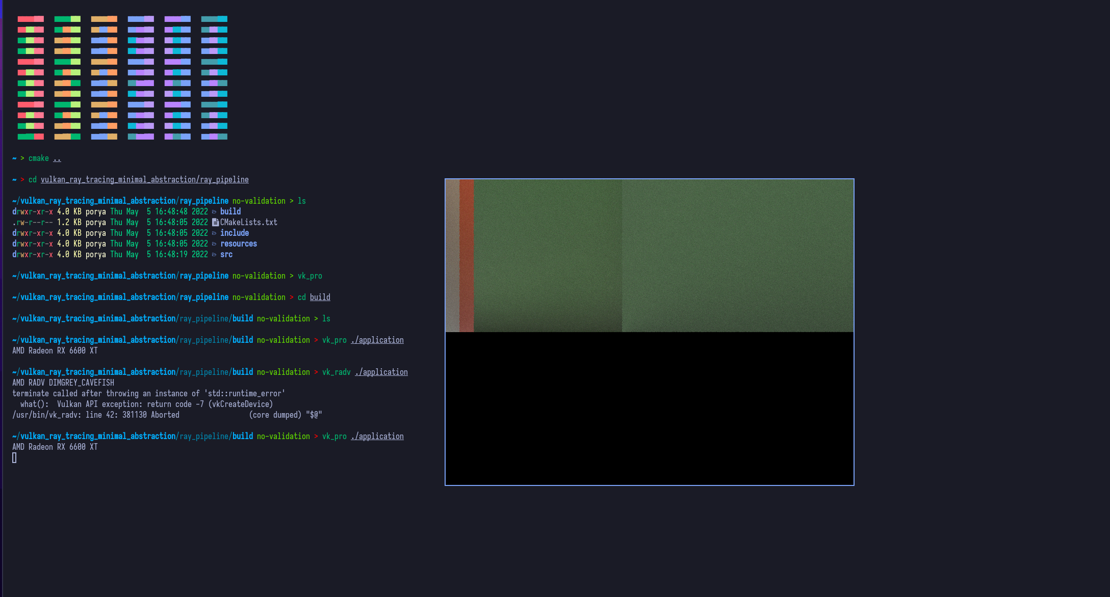 [Core Dump] Vulkan API exception: return code -6 (vkCreateInstance) · Issue #11 · WilliamLewww ...