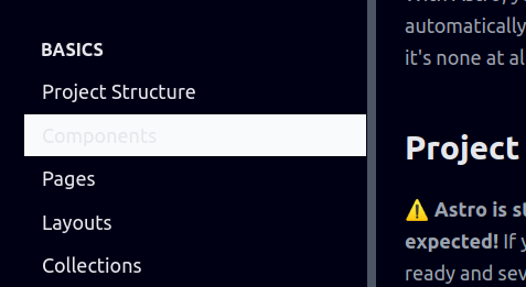 Wrong sidebar hover state colors · Issue #60 · withastro/docs · GitHub