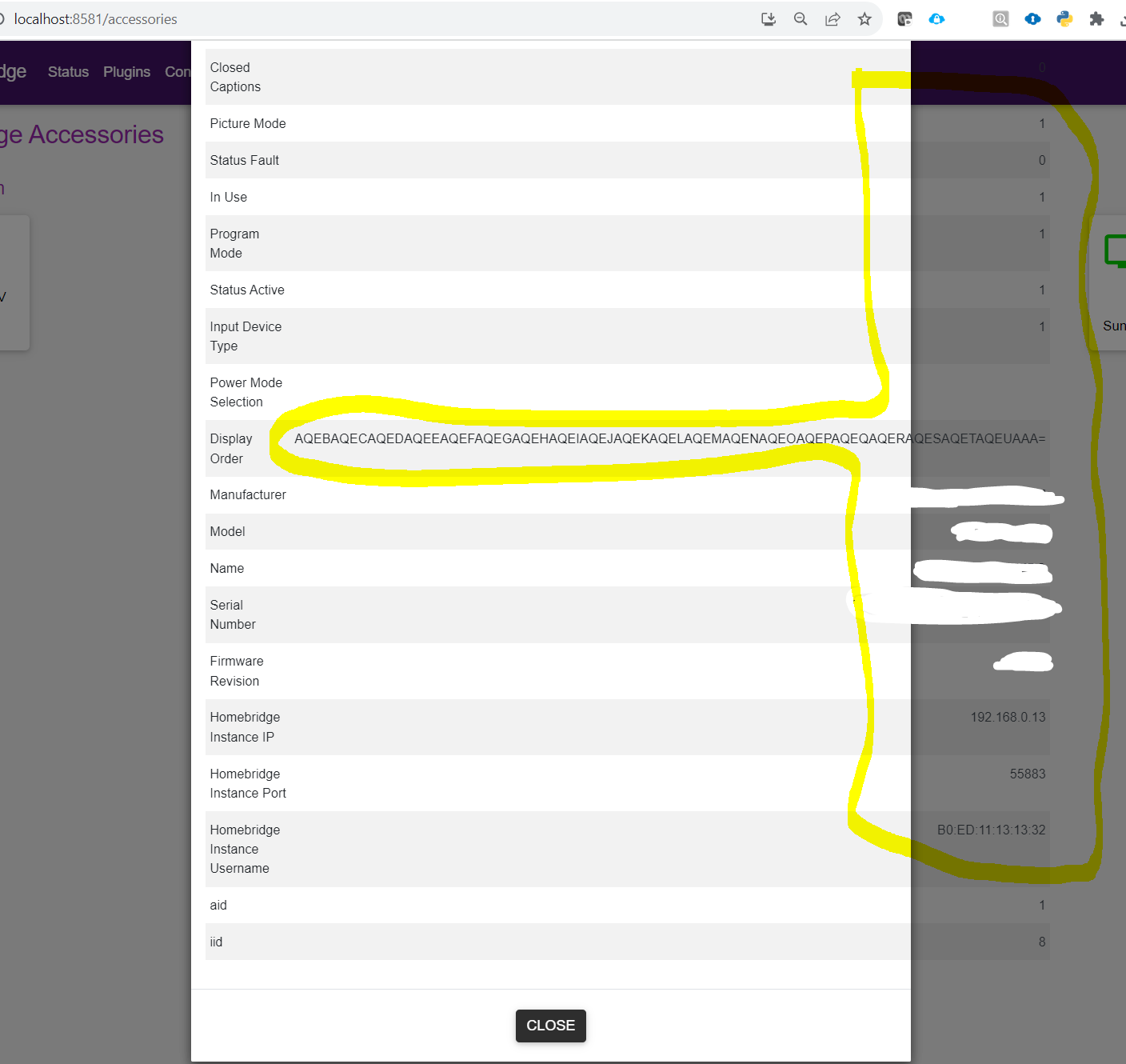Accessories > Accessory > Cog Icon: Display of values does not fit on screen if one value is ...